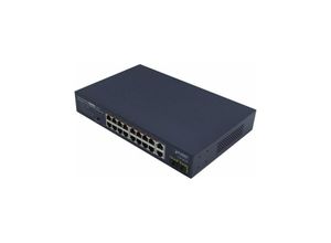 4711605285582 - PLANET GSD-2022P - Switch - unmanaged - 16 x 10 100 1000 (PoE+) + 2 x 10 100 1000 + 2 x 1000Base-X SFP - Desktop - PoE+ (185 W)