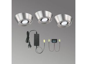 4012676114055 - 3-er Set LED-Unterbauleuchten PAL CF 12 cm Ø