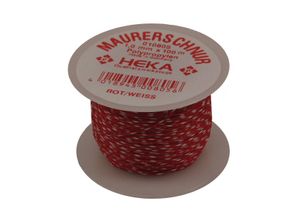 4018945108084 - Heka Werkzeuge GmbH Maurerschnur (N) 20 mm x 50 m weiß rot