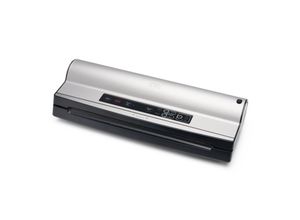 7611210922438 - SOLIS OF SWITZERLAND Vakuumierer Vac Prestige Maxi silber (schwarz edelstahl) B515cm H125cm T185cm Vakuumierer
