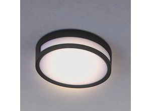 6939412011653 - Led Wandleuchte Rola in Schwarz-matt 13W 800lm IP54 - black - Lutec