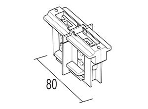 8019163907363 - Längsverbinder 3-Phasen-Schiene LKM schwarz