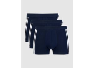 4007065797407 - Shorts 3er-Pack Organic Cotton Streifen dunkelblau - 95 5 8