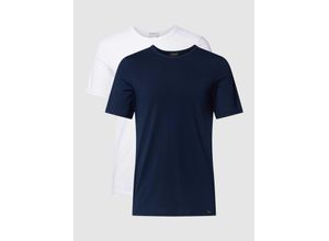 0888721466851 - T-Shirt mit Label-Detail im 2er-Pack Modell Cotton Essentials