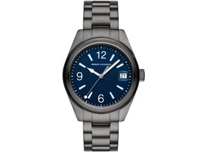 4064092294170 - Quarzuhr ARMANI EXCHANGE Armbanduhren grau (anthrazit) Damen Armbanduhr Damenuhr Herrenuhr Edelstahlarmband analog Tag