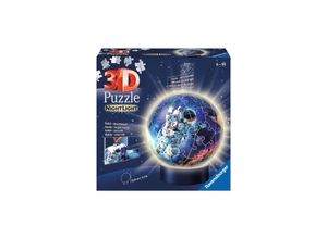 4005556112647 - Ravensburger 3D Puzzle 11264 - Nachtlicht Puzzle-Ball Astronauten im Weltall - 7