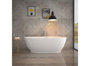 4058166245960 - HOME DELUXE Freistehende Badewanne DELIA