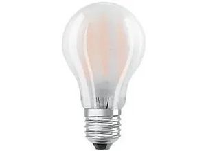 4058075112094 - Dimmbare led - Lampen klassische Kolbenform 75 Watts Ersatz E27 A-shape 2700 Kelvin Warm weiß Klares Glas single Pack - White - Osram