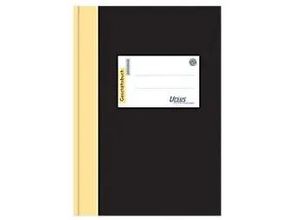 9001939750210 - Geschäftsbuch 608374 schwarz A5 liniert 80g 96 Blatt 192 Seiten 9001939750210 Ursus