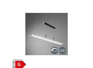 4057722007387 - BKLicht LED Pendelleuchte höhenverstellbar Hängelampe Esstisch-Lampe schwarz Glas 20W