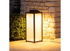 3561619002351 - Les Jardins LED-Solarlaterne Tradition corten Höhe 65 cm