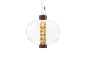 8015086009726 - Bolha LED-Pendelleuchte aus Glas amber