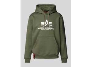 4059146173105 - Industries Basic Hoodie - Weiss Grün - S - unisex