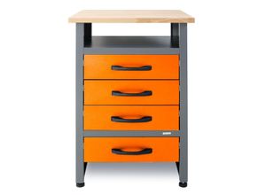 4250627272519 - Kraft Werkzeuge Werkbank Werktisch Bernd Plus 95cm orange