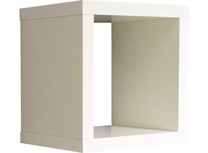 4044393316238 - Wandregal MÄUSBACHER Big System Office Regale Gr B H T 40 cm x 41 cm x 40 cm 1 St weiß (weiß matt lack) Hängeregale Breite 40 cm