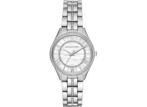 4051432386268 - Quarzuhr MICHAEL KORS LAURYN Armbanduhren silberfarben Damen Armbanduhr Damenuhr analog Edelstahlarmband