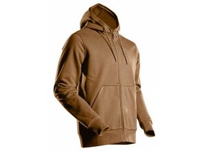 5715411063432 - Kapuzensweatshirt mit Reißverschluss 22486 Gr M Nussbraun