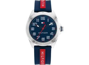 7613272458771 - Quarzuhr TOMMY HILFIGER Kids 1720019 Armbanduhren bunt (blau rot) Kinder Kinderuhren Kinderuhr Armbanduhr Lernuhr Jungen Schulanfang Geschenkidee