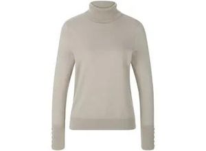 4061389924291 - Rollkragen-Pullover aus 100% SUPIMA®-Baumwolle grau 36