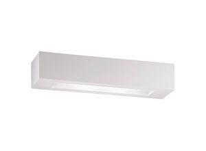 8031436751237 - Faneuropelighting - Fan Europe candida 2-flammige Gipswandleuchte Weiß 36x9x7cm