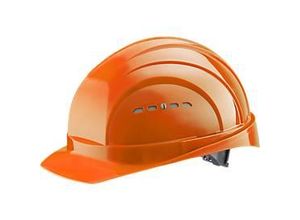 4017765038021 - Schutzhelm EuroGuard I 79 4-G Hochdruck-Polyethylen DIN EN 397 orange mit 4-Punkt-Gurtband Belüftung