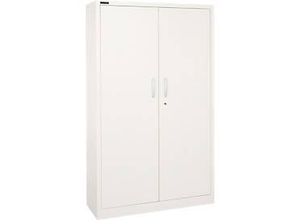 4051273517739 - Select Flügeltürenschrank MS iCOLOUR Stahl 5 Ordnerhöhen B 1200 mm weiß RAL 9003