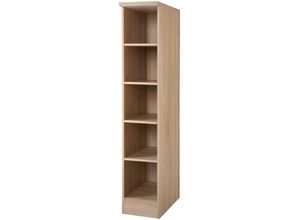 4250163753121 - Regal KOCHSTATION KS-Wien Regale Gr B H T 30 cm x 165 cm x 60 cm braun (eiche sonoma) Hochschrank Küchen-Standregal Vorratsschränke 30 cm breit mit Fächern