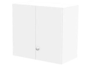 4251898807844 - Genius Aufsatzschrank TETRIS WALL 2 Ordnerhöhen Türanschlag rechts B 800 x T 440 x H 740 mm weiß