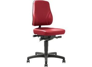 4016849463872 - Drehstuhl All-In-One Trend 9633 mit Rollen Kunstleder Skai rot