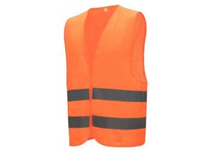 4059904080928 - NITRAS® Textil-Warnweste neonorange 100 % Polyester Größe XXL Groß