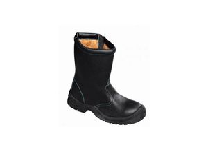 4031301013341 - S3-Winterreißverschlussstiefel zipper schwarz grün 634044 Gr44 - Texxor