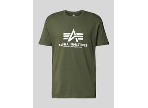 4059146138074 - Alpha Industries Basic T T-Shirt dunkelgrün