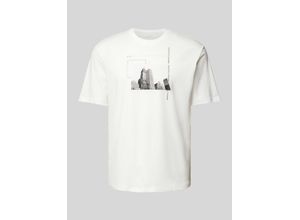 8058997075718 - T-Shirt mit Label-Print Modell NewYork Building