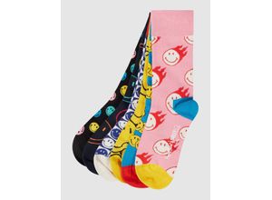 7333102503449 - Geschenkbox SMILEY SOCKS GIFT SET 6-PACK XSMY10-3300 Mehrfarbig