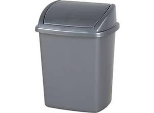 8690462068407 - Abfallbehälter Vepa Bins Volumen 8 l mit Deckel rechteckig L 200 x B 252 x H 330 mm Kunststoff grau