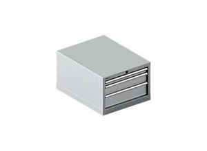 4051273665669 - Select Schubladenschrank 27-36 3 Schübe bis 200 kg B 564 x T 725 x H 400 mm weißaluminium weißaluminium