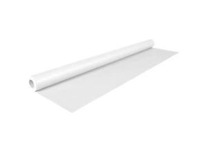 3065501957519 - Kraftpapier Clairefontaine weiß gerippt PEFC-zertifiziert 1 Rolle mit L 10 m x B 700 mm