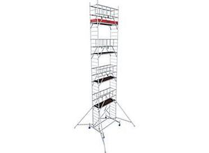 4009199940179 - Alu-Fahrgerüst Krause ProTec 200 kg m² TÜV-geprüft gebremste Rollen L 2000 x B 700 x H 10300 mm