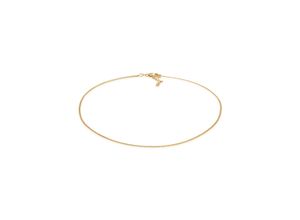 4050878616182 - Kette ohne Anhänger ELLI Choker Venezia Vierkant Basic 925 Silber Halsketten Gr 36 Silber 925 (Sterlingsilber) Länge 36 cm goldfarben (gold) Damen