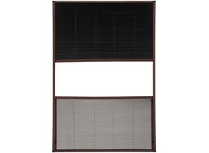 4043903776494 - HECHT INTERNATIONAL Insektenschutz-Rollo für Dachfenster Rollos mit Plissee BxH 110x160 cm Gr 160 cm 110 cm schwarz Rollos