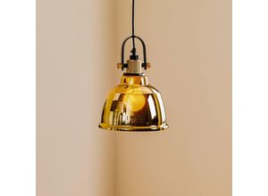 5903139915397 - Nowodvorski Lighting Hängeleuchte AMALFI mit transparentem Schirm gold