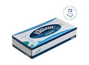 5027375046247 - KLEENEX® Kosmetiktücher 3-lagig weiß Weiche und saugfähige Papiertaschentücher 1 Karton = 12 Boxen à 72 Tücher = 864 Tücher