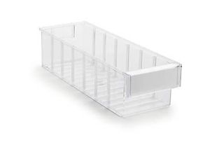 6416763036257 - 4015-1 Kleinteilebehälter (B x H x T) 132 x 100 x 400 mm Transparent 20 St