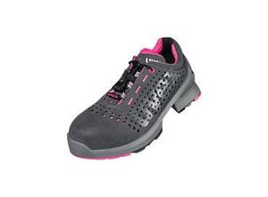 4031101559384 - uvex ESD-Damen-Sicherheitshalbschuh 1 ladies S1 SRC gelocht atmungsaktiv Weite 10 grau-pink Größe 37