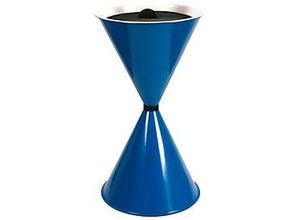 4260532286532 - Konischer Standaschenbecher Diabola ECO Alu-Einlegeschale H 710 mm ø 400 mm blau Quarzsand