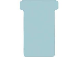 8710968469499 - T-Steckkarten Format 2 B 48 x H 85 mm für Plantafelelemente 63 48 mm beschriftbar FSC®-zertifiziertes Papier blau 100 Stück