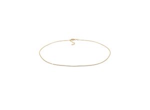 4050878591298 - Kette ohne Anhänger ELLI Runde Schlangenkette Basic 925 Sterling Silber Halsketten Gr 36 ohne Stein Silber 925 (Sterlingsilber) Länge 36 cm goldfarben (gold) Damen