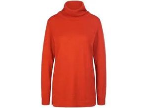 4065691319400 - Rollkragen-Pullover Modell Tamara Seide Kaschmir orange 40