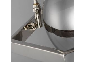 5024005388319 - Elstead - Lighting QN-HARPER-1P quintiesse Hängeleuchte Harper E14 1x40W Stahl Nickel poliert Rauchglas plattiert H74cm-1654cm Ø352cm dimmbar