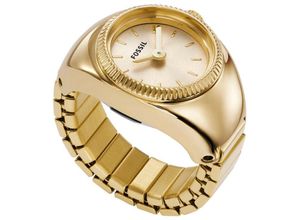 4064092173635 - Uhrenring FOSSIL WATCH RING ES5246 Armbanduhren goldfarben Damen Quarzuhr Damenuhr analog Edelstahlring